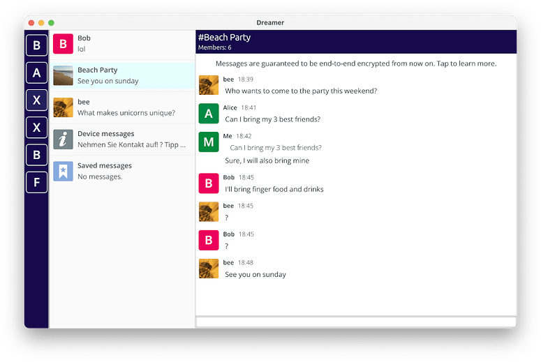 List of all known Client Projects - information - Delta.Chat